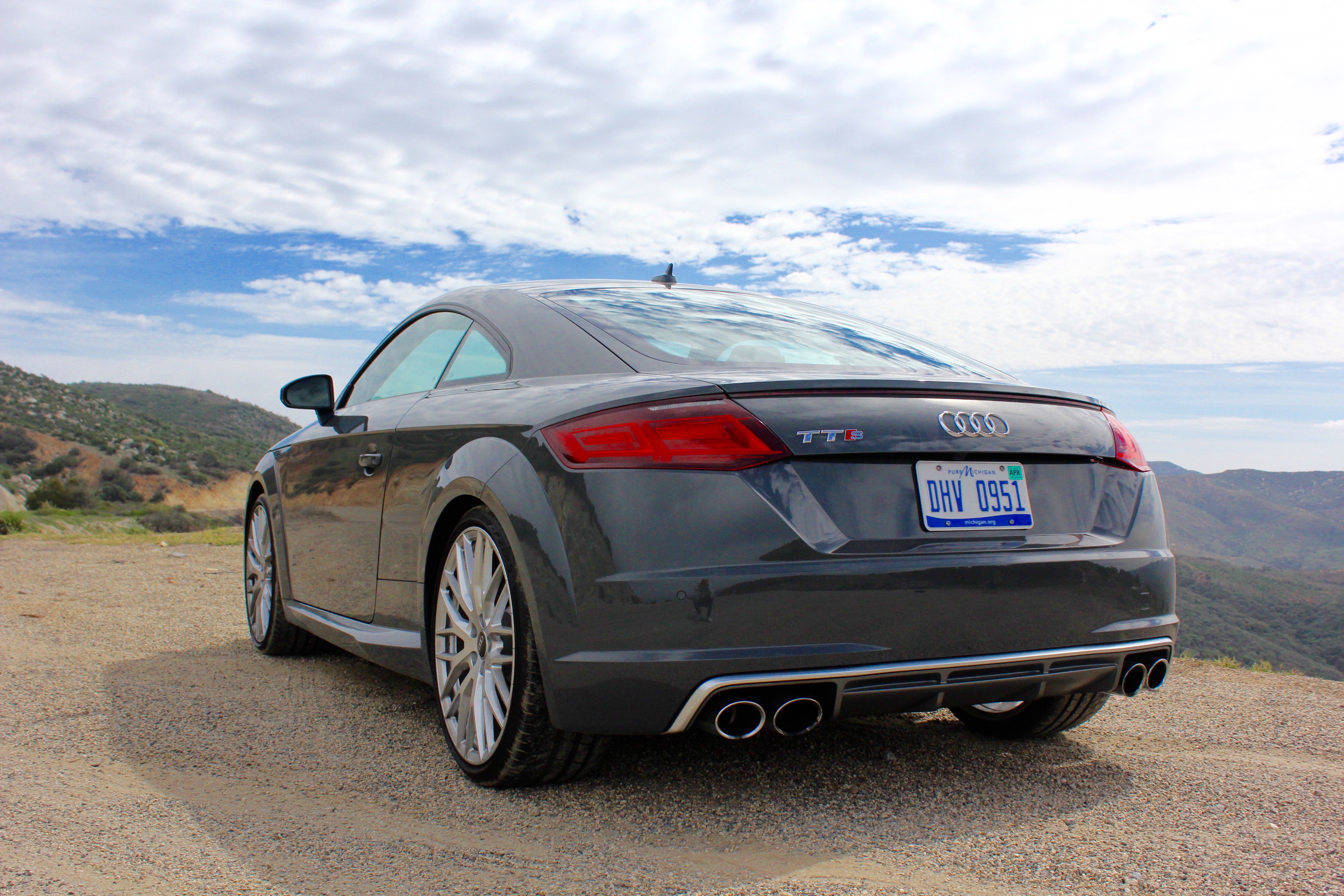 2016 Audi TT-S rear angle closer - MilesPerHr