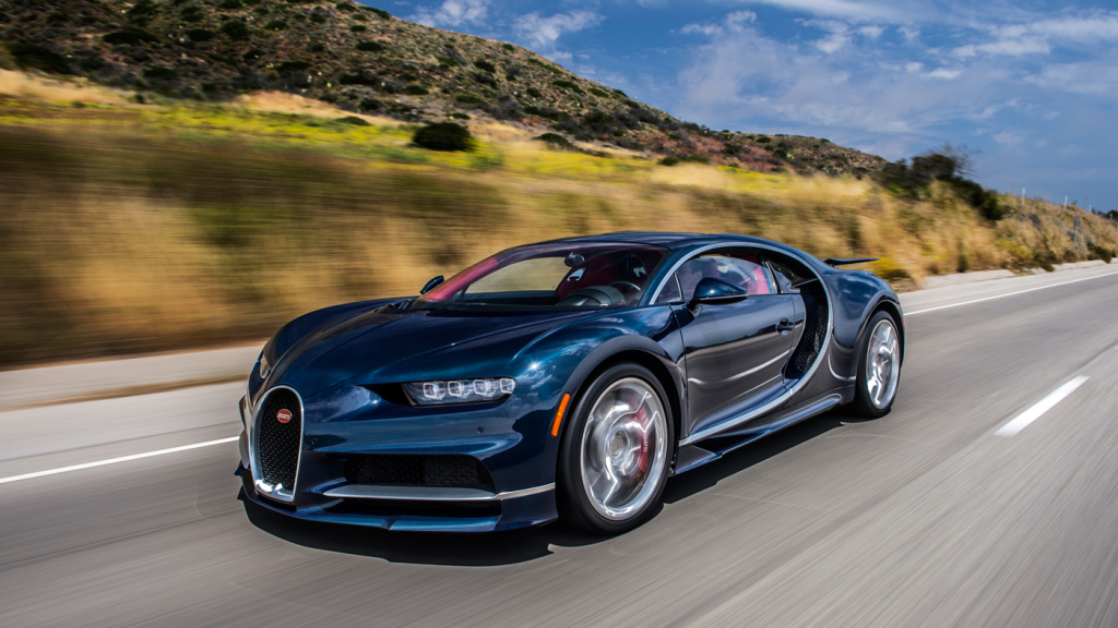 Bugatti chiron blue